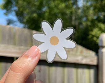 Daisy Waterproof Sticker - Etsy