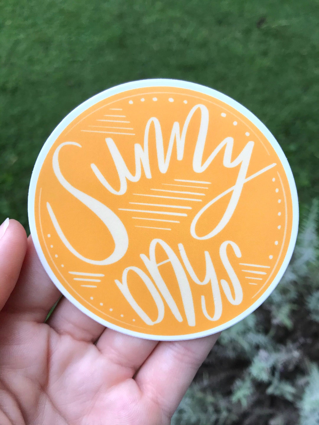 Sunny Days Vinyl Sticker Waterproof & Weatherproof Laptop - Etsy
