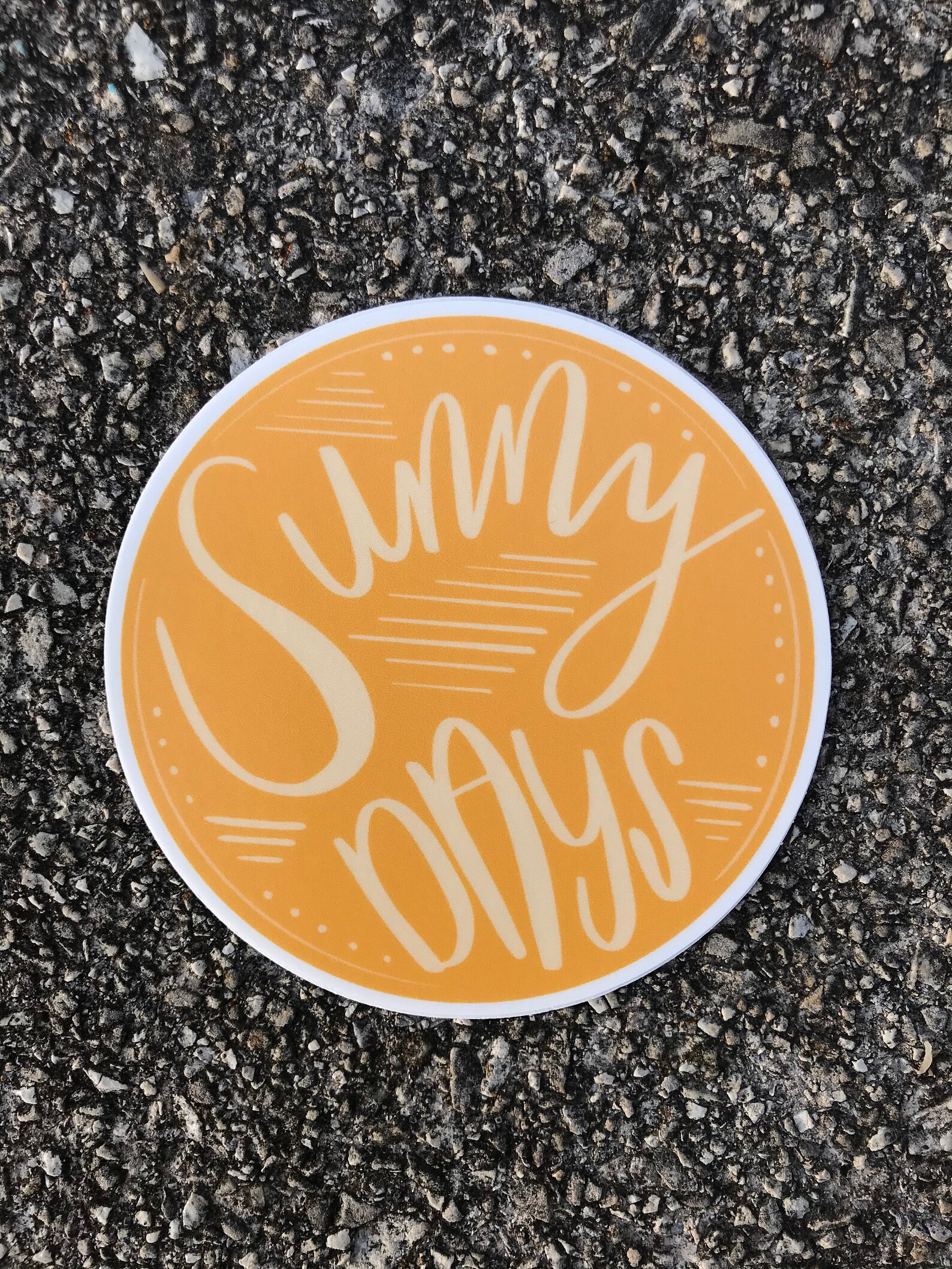 Sunny Days Vinyl Sticker Waterproof & Weatherproof Laptop | Etsy