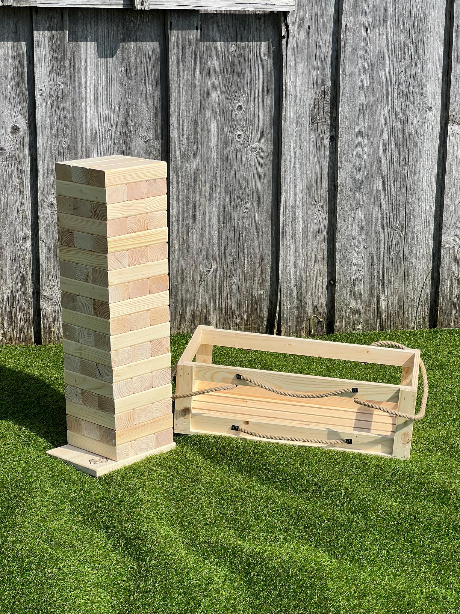 Giant Yard Lawn Game, Block Stacking Game: Elevate Your Outdoor ...