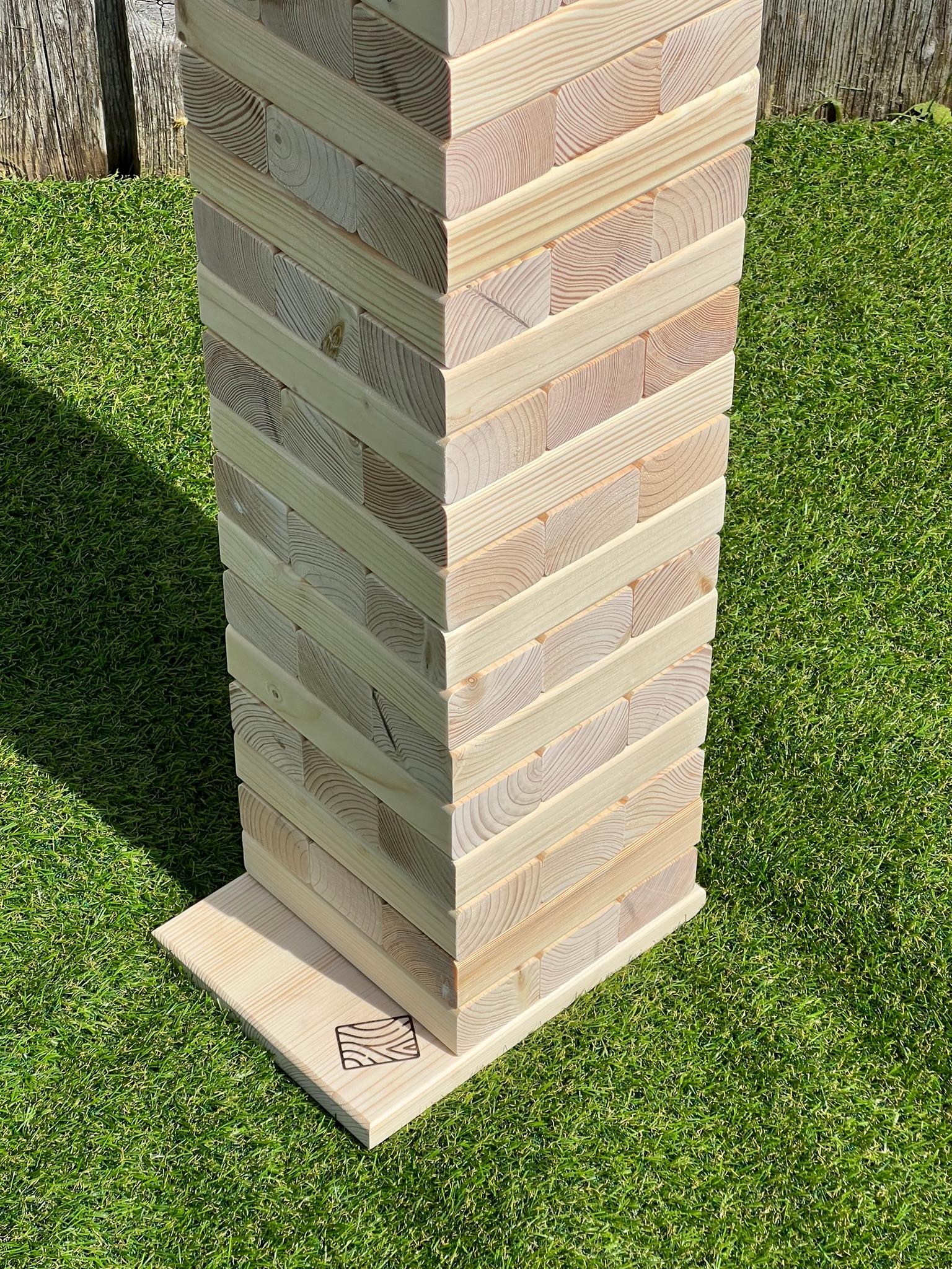 Giant Yard Lawn Game, Block Stacking Game: Elevate Your Outdoor ...