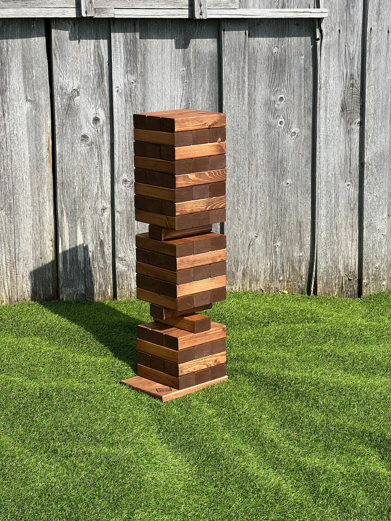 Giant Yard Lawn Game, Block Stacking Game: Elevate Your Outdoor ...