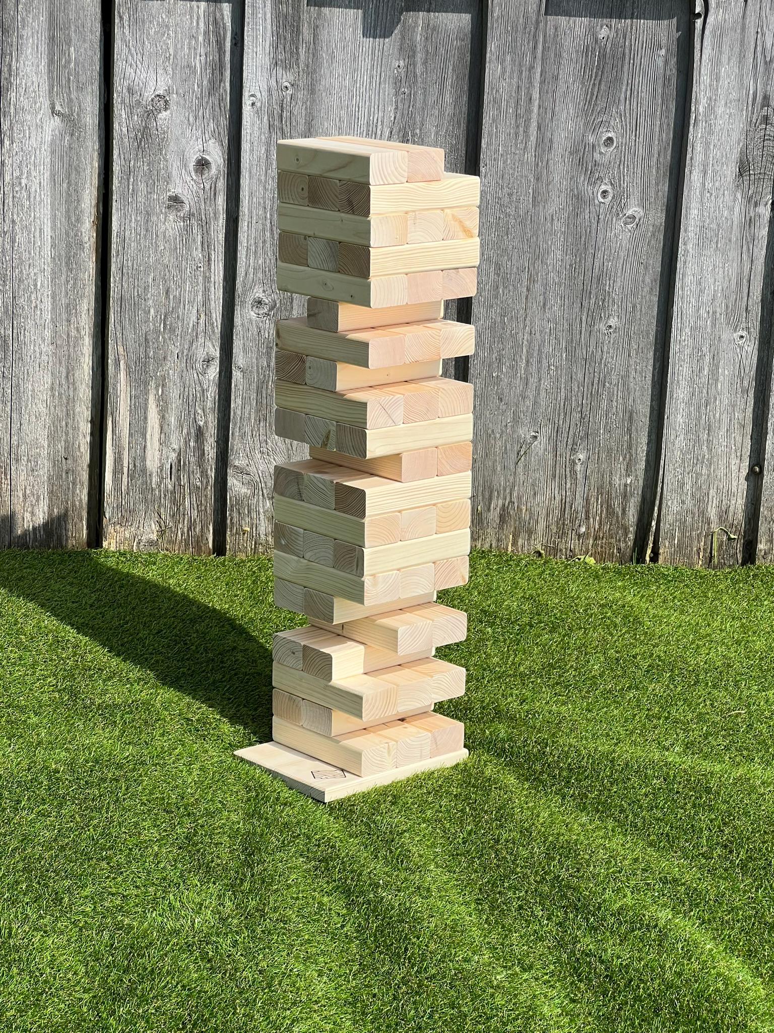 Giant Yard Lawn Game, Block Stacking Game: Elevate Your Outdoor ...
