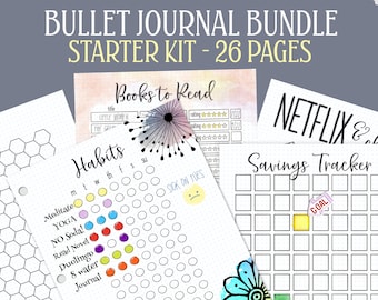 Bullet Journal Starter Kit - Etsy