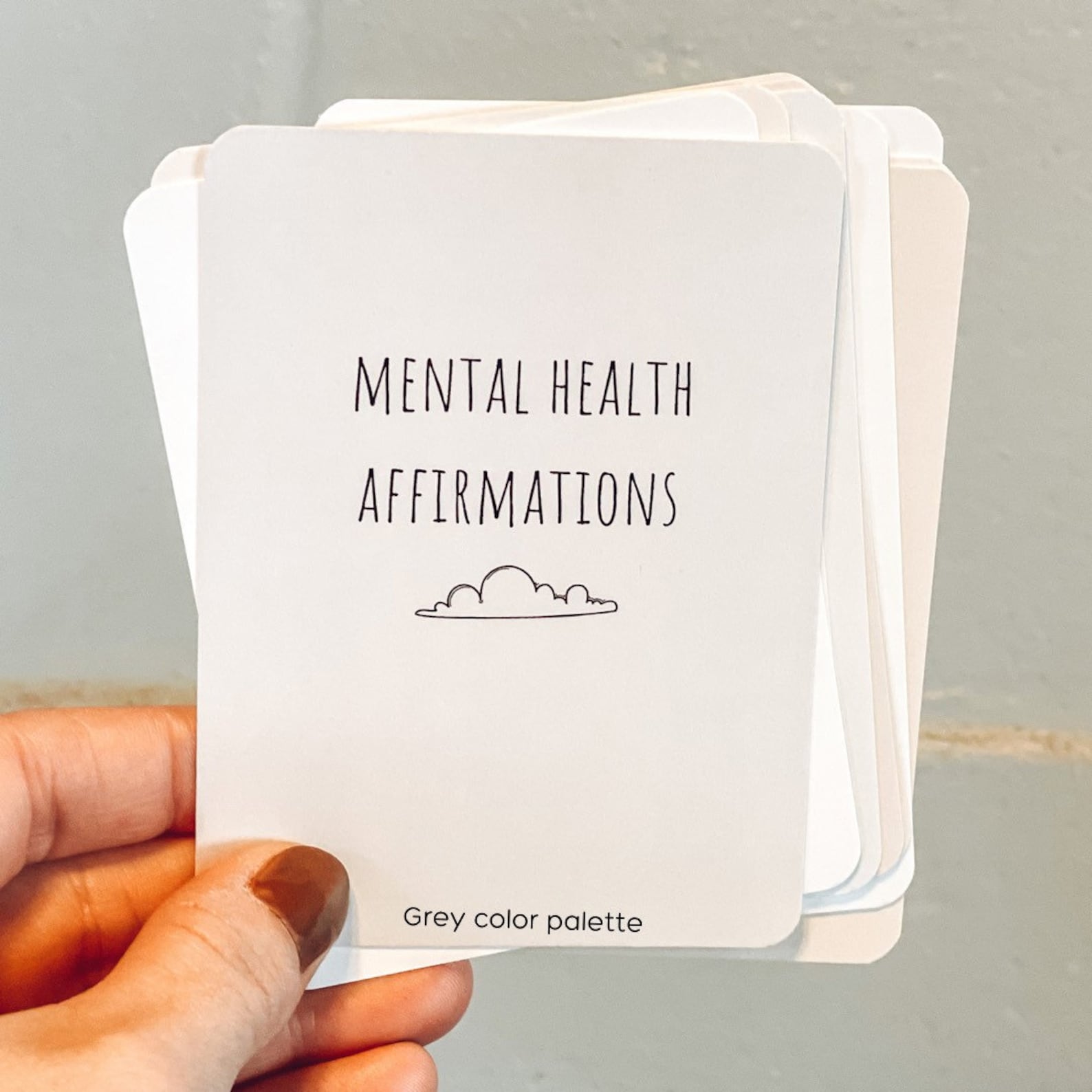 Mental Health Affirmation Cards Set. Mindfulness Gift for - Etsy