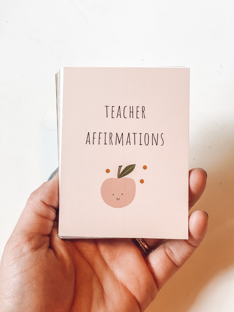 Teacher Affirmation Cards Great for New Teacher Gifts or Any - Etsy Canada