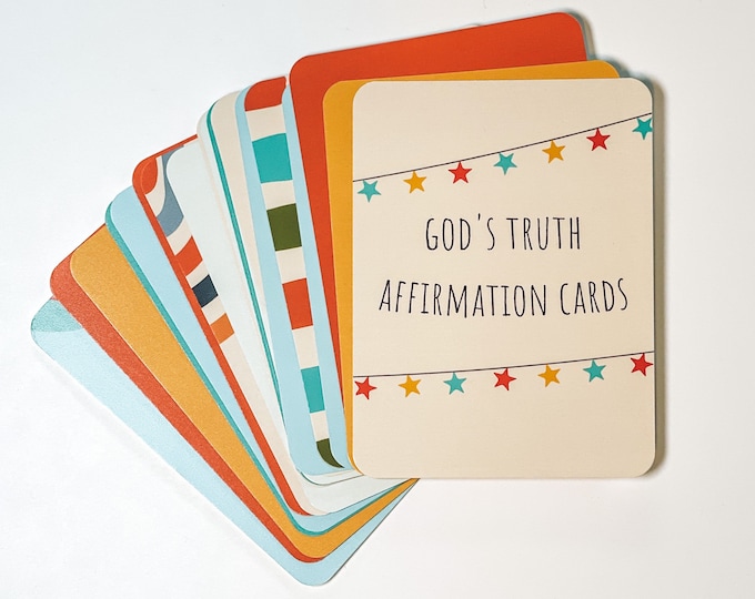 Scripture-based Affirmation Cards for Children: Inspirational Bible ...