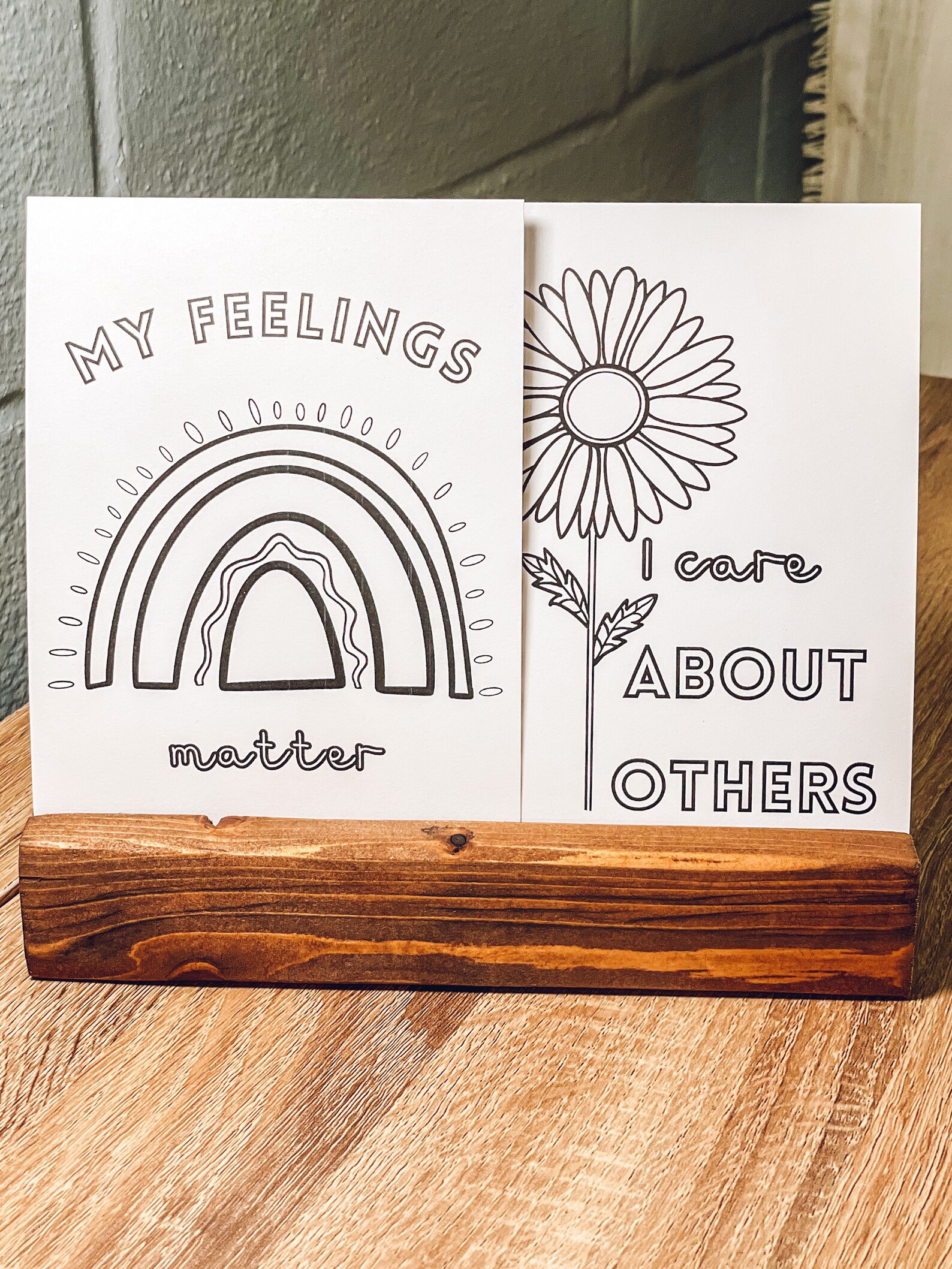Kids Positive Affirmation Cards: Mindfulness Coloring Set for Children ...