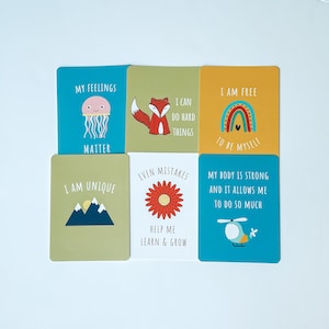 Children's Mindfulness Affirmation Cards: Inspiring Gift Set for ...