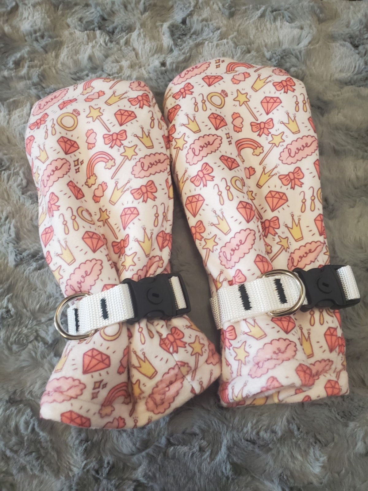 Sissy ABDL Mittens/girly Mittens/frilly Mittens/princess - Etsy