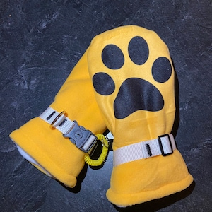 Locking Paw Print Mittens - Etsy