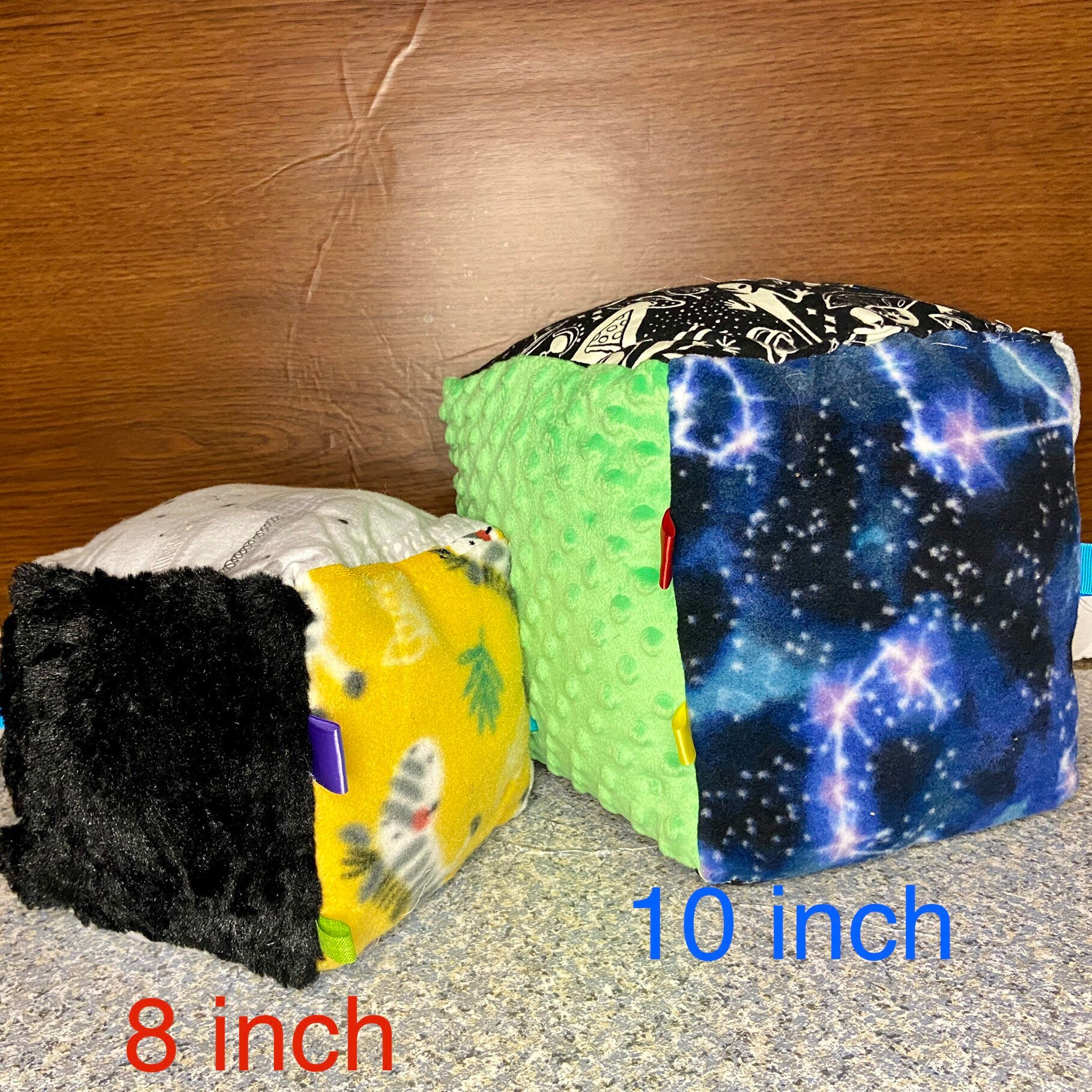 Sensory Cube/ABDL Texture Cube/Soft Textured Fidget Cube | Etsy
