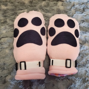 Locking Paw Print Mittens - Etsy