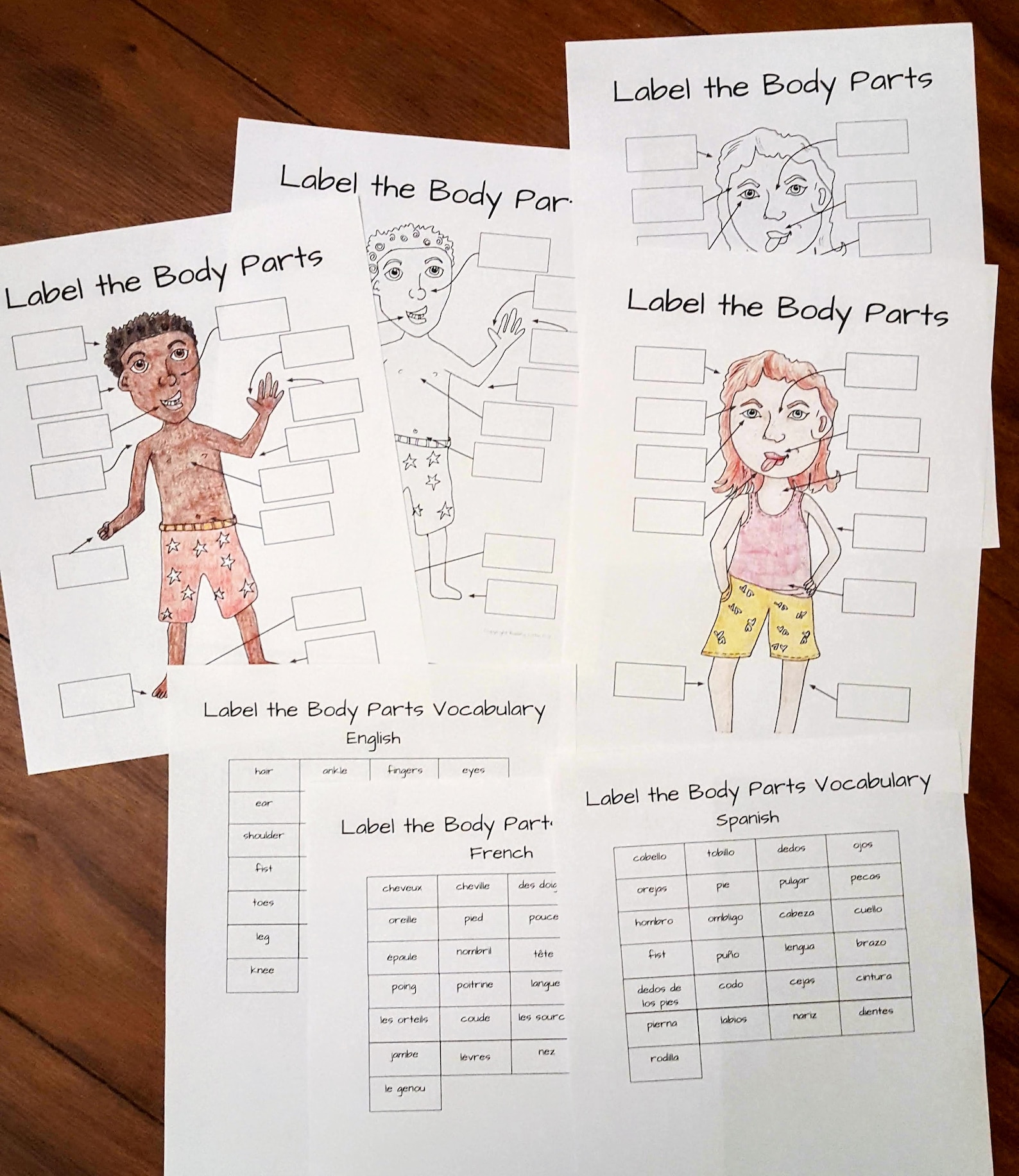 Label the Body Parts - Homeschool, Lesson, Lesson Plans, Multiple ...