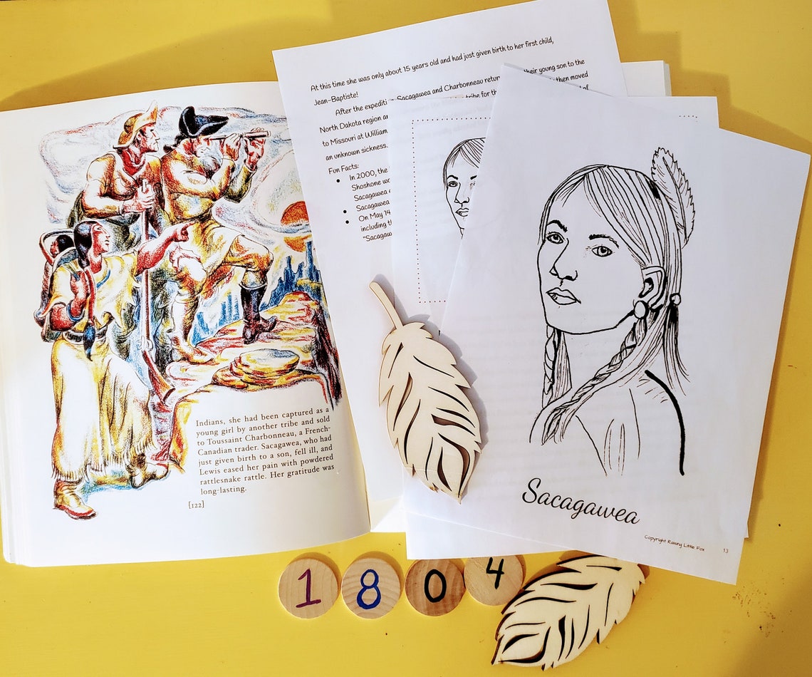 Sacagawea History Unit Study for Grades 2-5: Homeschool Curriculum ...