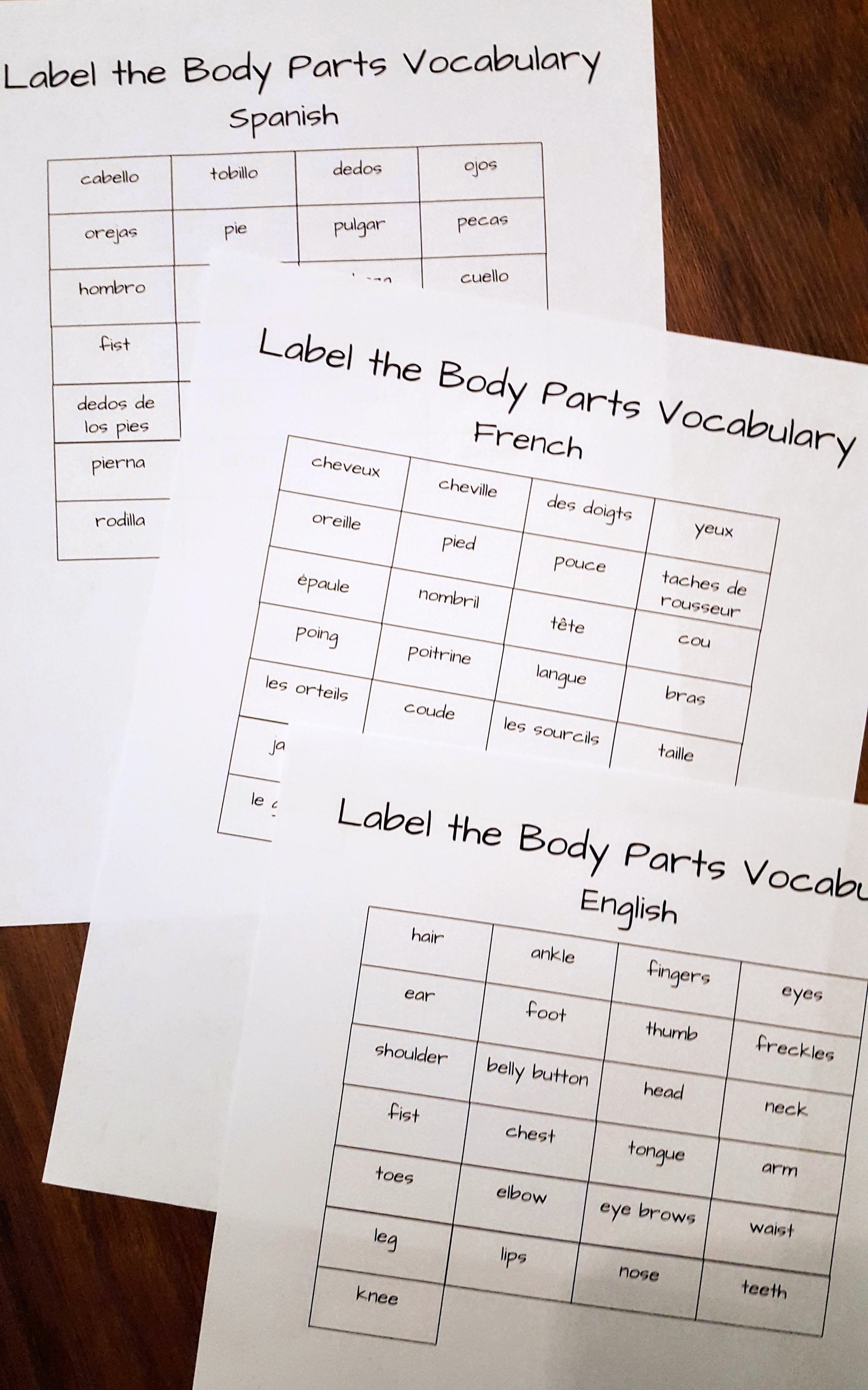 Label the Body Parts - Homeschool, Lesson, Lesson Plans, Multiple ...