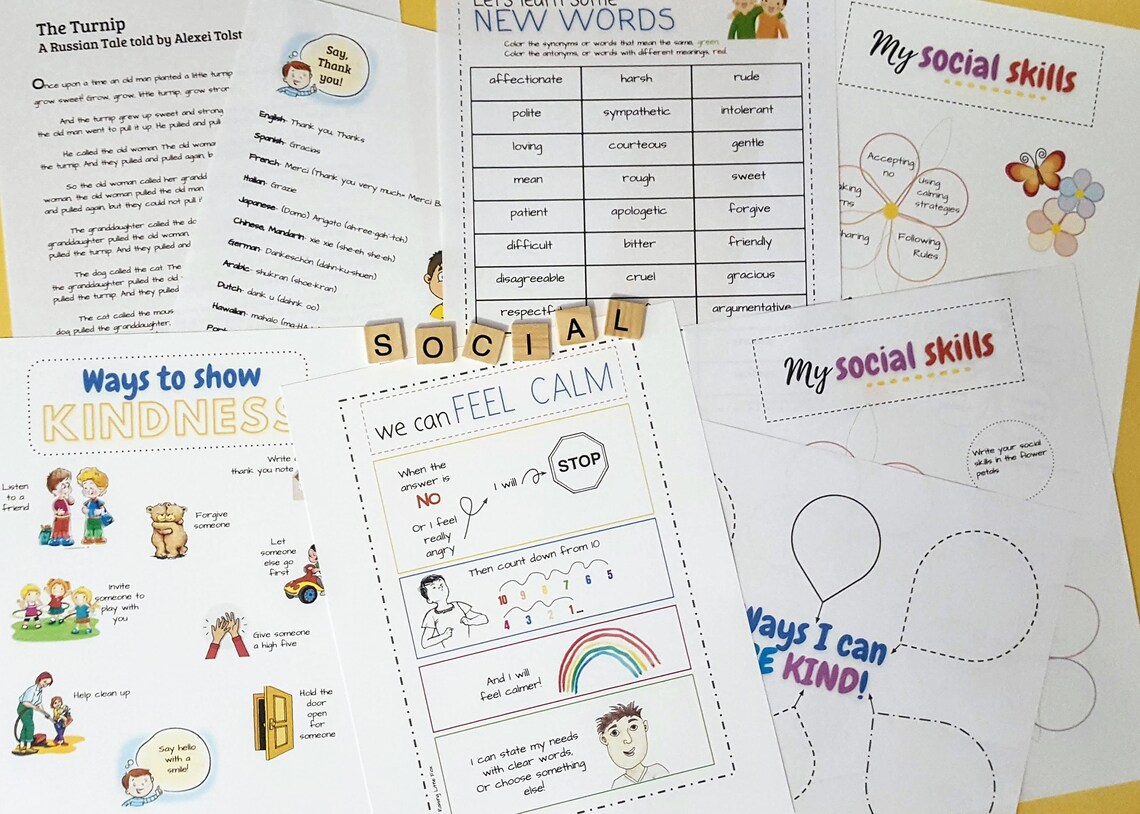 Kindness and Etiquette Unit Study - Lesson Plans, Homeschool ...