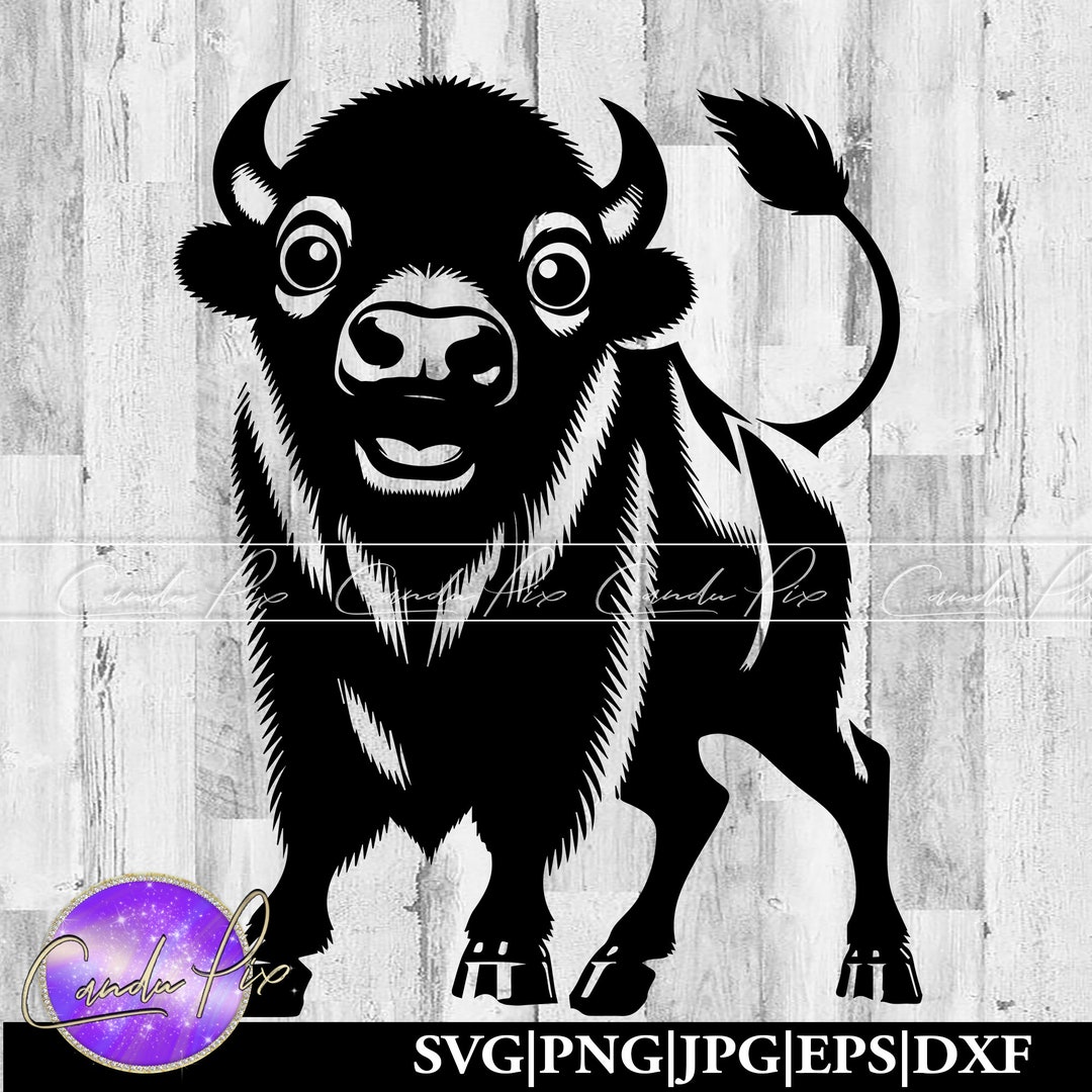 Bison Svg, Buffalo Svg, Bison Png, Buffalo Png, Bison Dxf, Buffalo Dxf ...