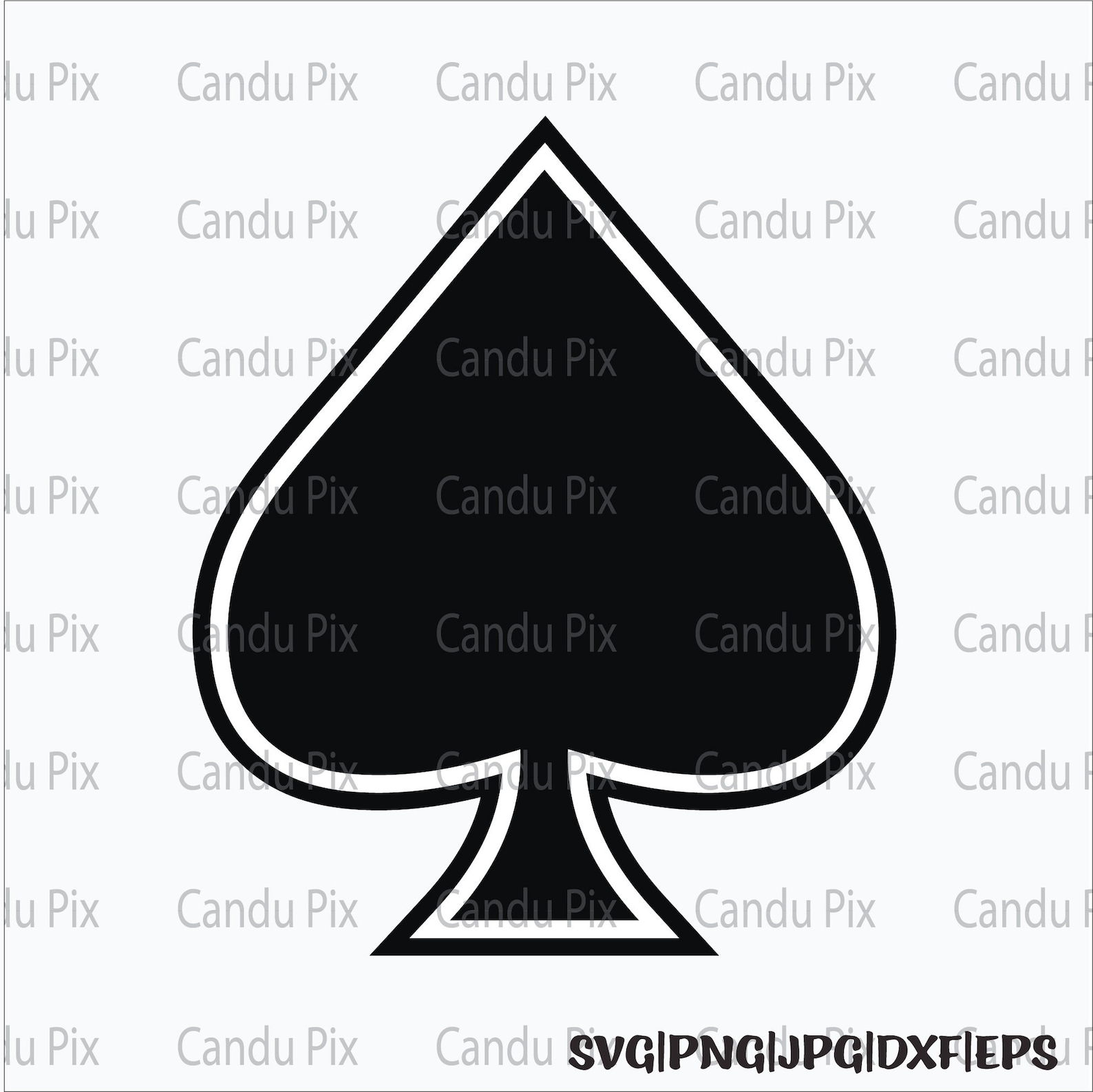 Ace of Spades Svg Spade Svg Ace of Spades Png Spade Png - Etsy