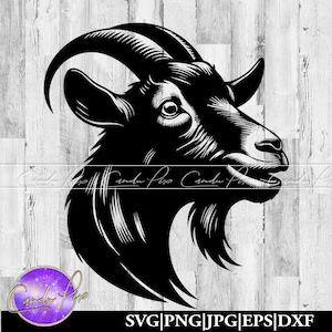 Goat Svg, Billy Goat Svg, Goat Png, Billy Goat Png, Goat Dxf, Billy ...