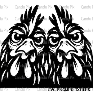 Angry Chicken Svg, Angry Chicken Png, Angry Chicken Dxf, Hen Png, Hen ...