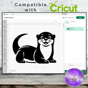 Otter Svg, River Otter Svg, Otter Png, River Otter Png, Svg Png Dxf Eps ...