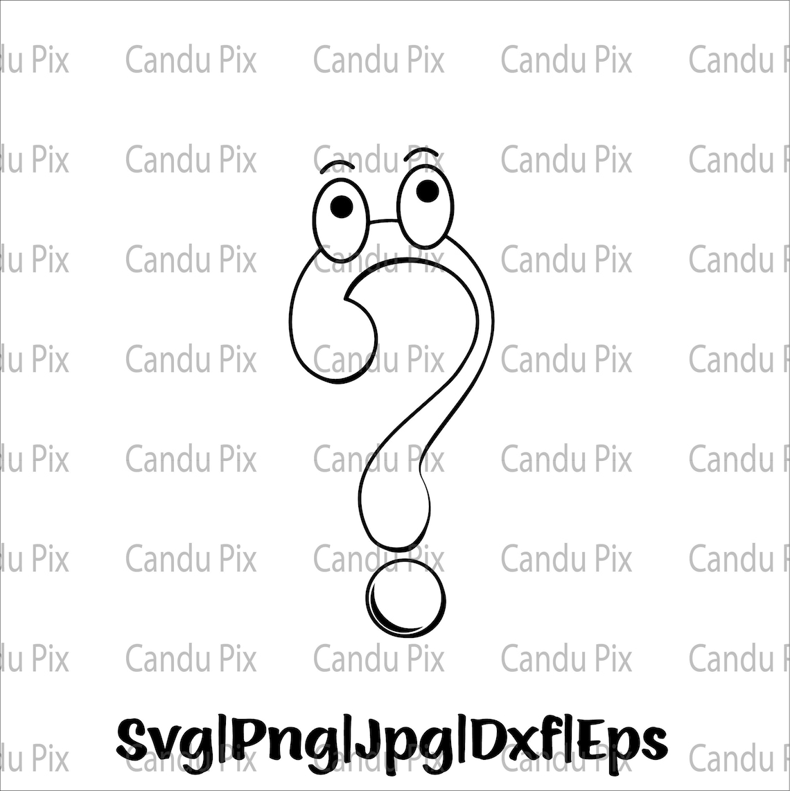 Question Mark Svg Smiling Question Svg Cute Question Svg - Etsy
