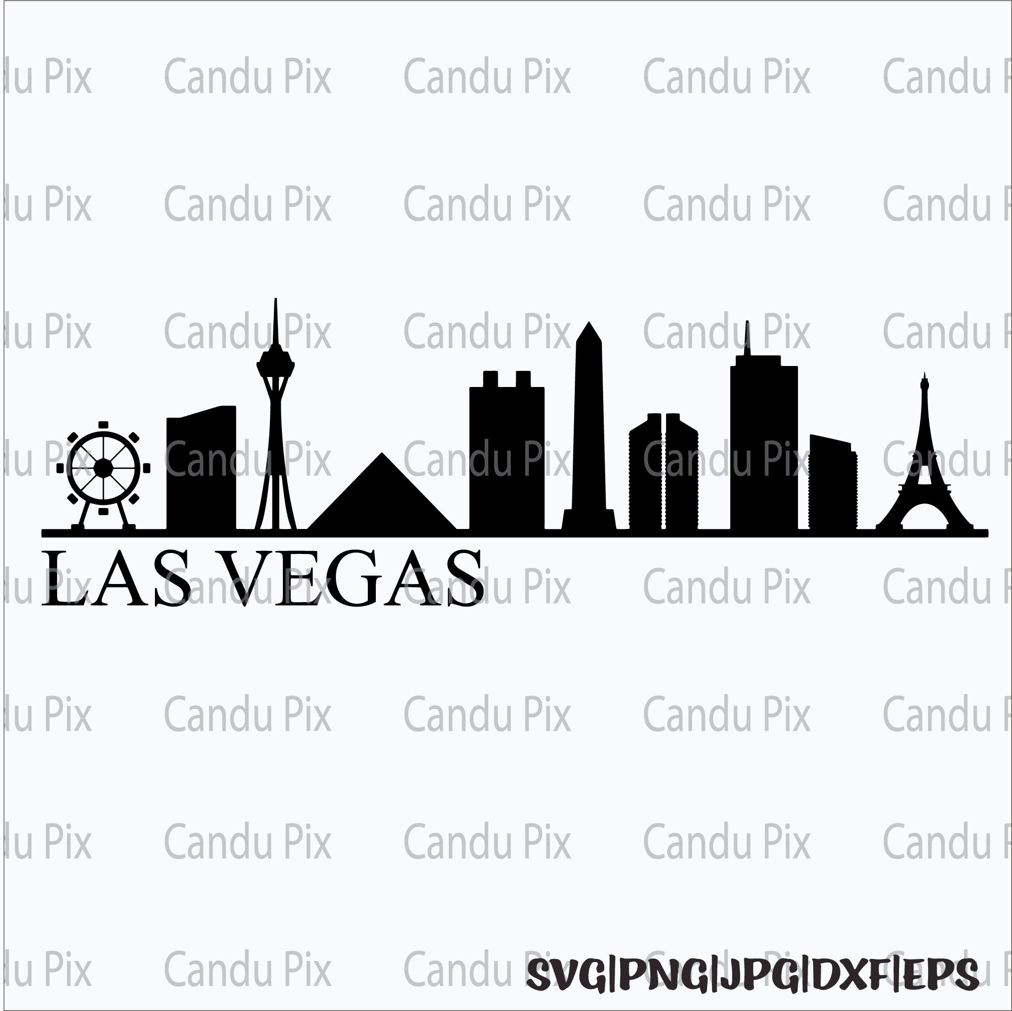 Las Vegas Svg Skyline Svg Las Vegas Png Skyline Png Svg - Etsy
