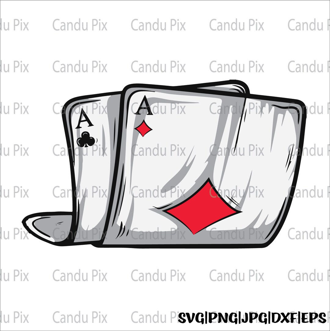 Aces Two Old Folded Poker Svg, Aces Cards Svg, Two Old Folded Png, Aces ...