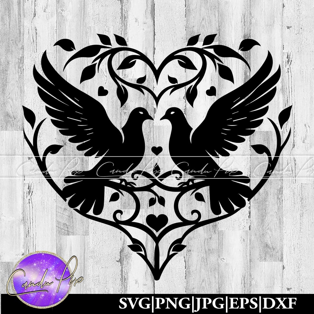 Doves Svg, Soulmate Svg, Doves Png, Soulmate Png, Doves Dxf, Soulmate ...