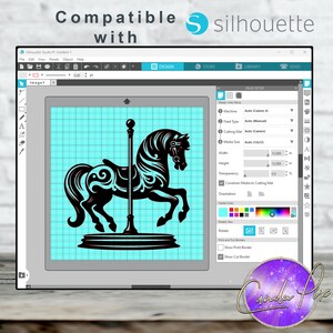 Carousel Horse Svg, Theme Park Svg, Carousel Horse Png, Theme Park Png ...