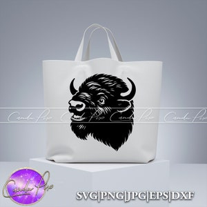 Bison Svg, Buffalo Svg, Bison Png, Buffalo Png, Bison Dxf, Buffalo Dxf ...