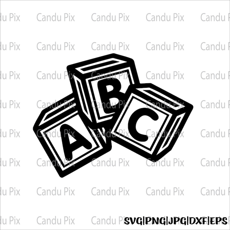 Toy Abc Blocks Svg Blocks Svg Toy Abc Blocks Png Blocks - Etsy