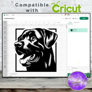 Black Lab Dog Svg, Kuvasz Svg, Kuvasz Png, Pet Portrait Svg, Silhouette ...