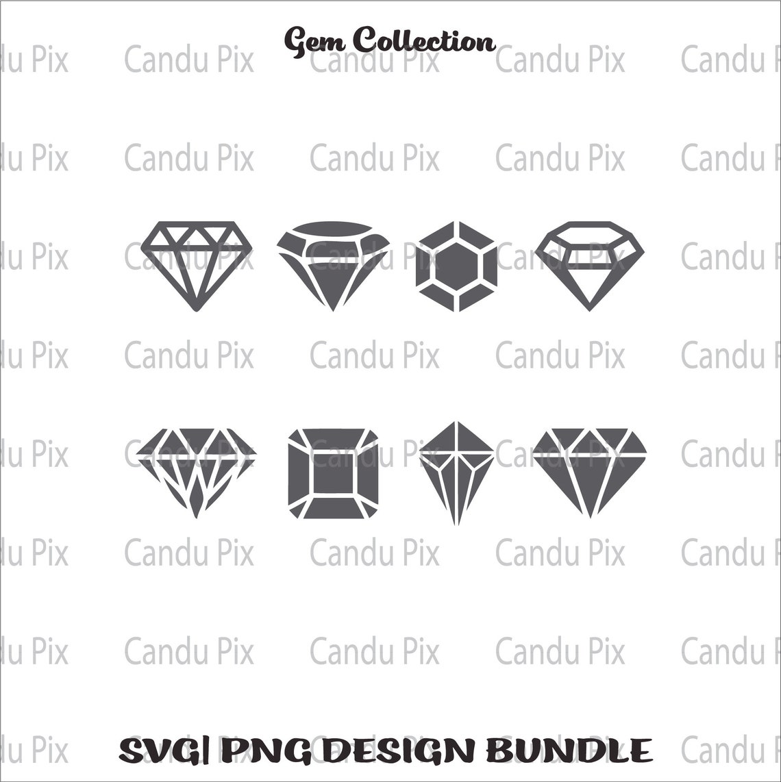 Gem Shapes Svg Diamond Svg Gem Shapes Png Diamond Png Svg - Etsy