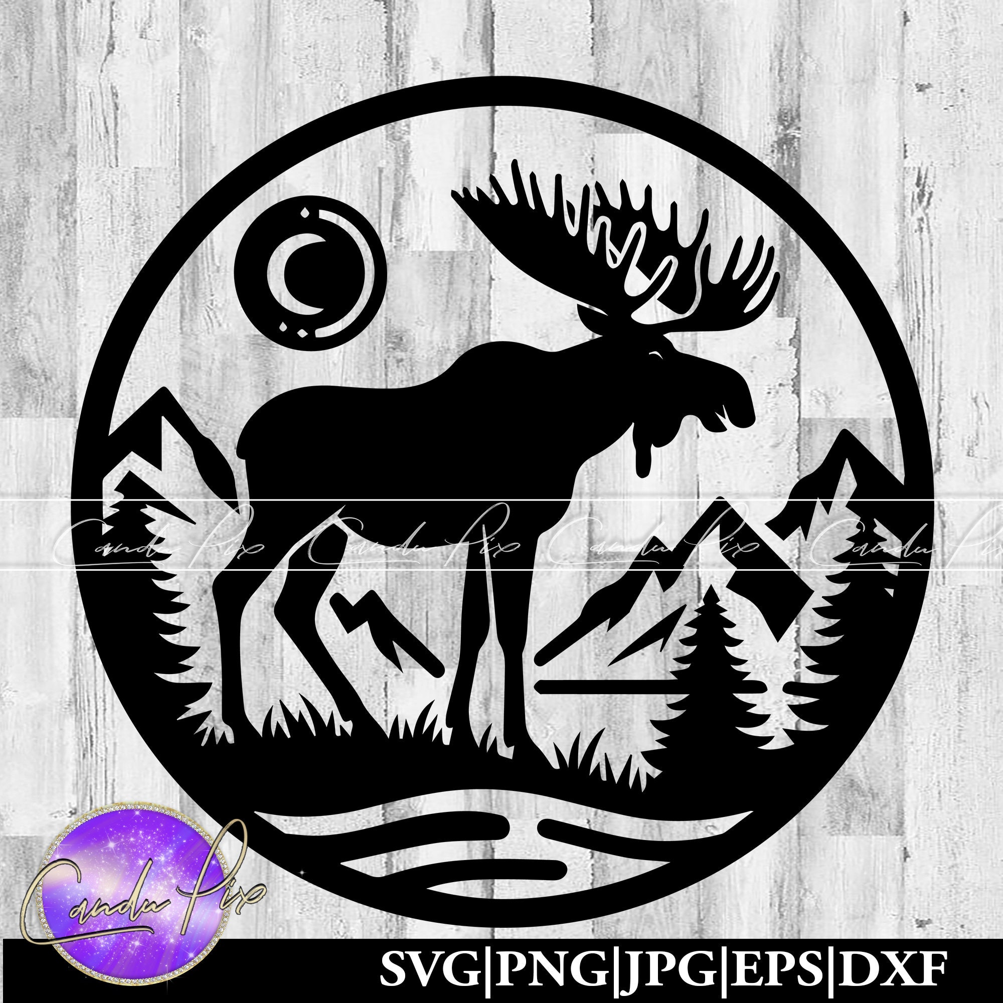 Moose Svg, Wildlife Svg, Moose Png, Wildlife Png, Moose Dxf, Wildlife ...