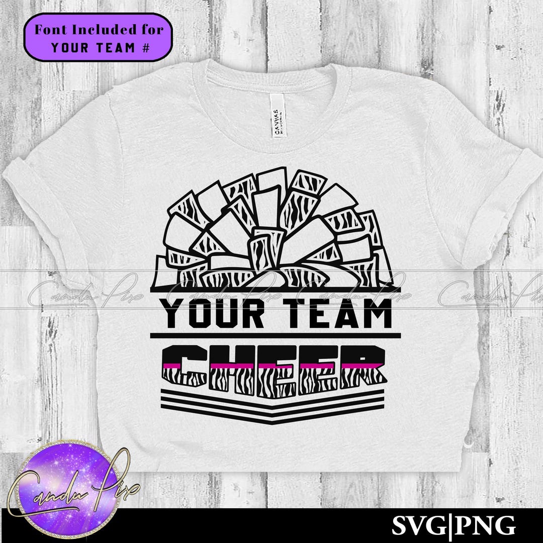 Cheer Svg, Zebra Print Svg, Cheer Png, Zebra Print Png, Cheerleader Png ...