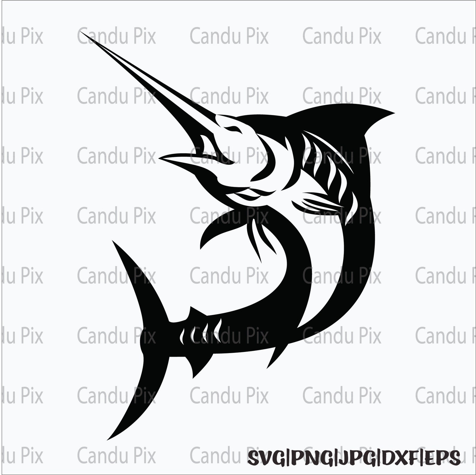 Blue Marlin Svg Fishing Svg Blue Marlin Png Fishing Png - Etsy