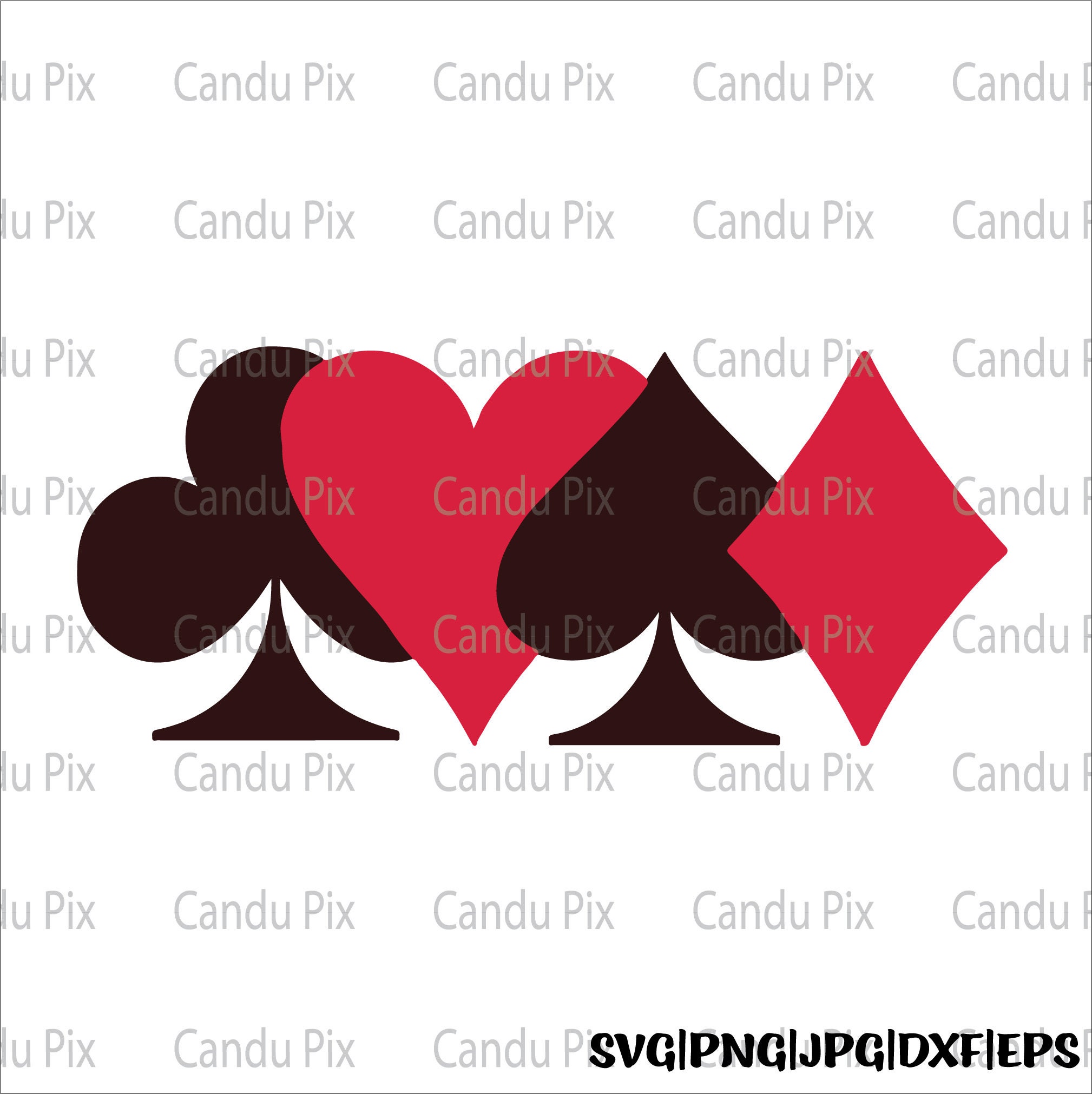 Casino Card Suit Svg Casino Vector Png Cricut - Etsy