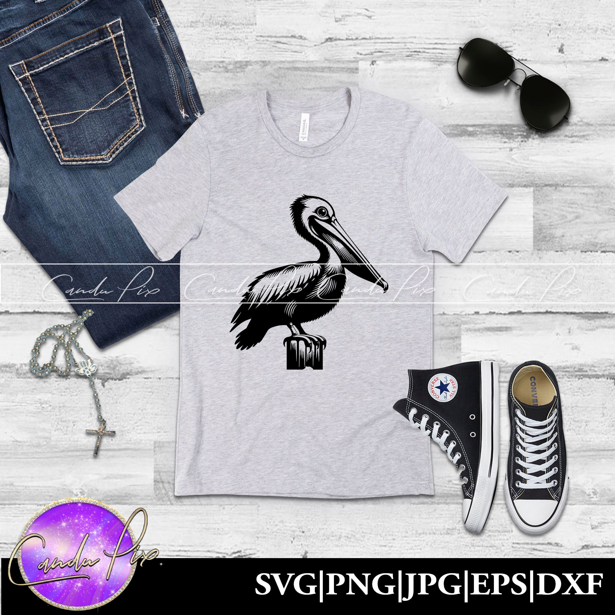 Pelican Svg, Pelican Png, Pelican Dxf, Beach Svg, Beach Png, Sea Salt ...