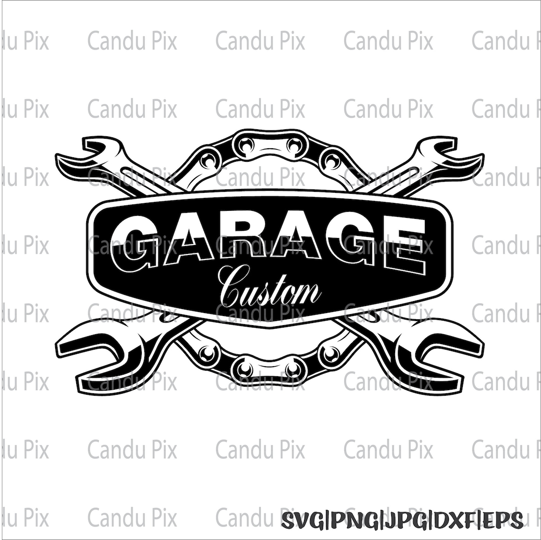 Garage Emblem Svg, Garage Emblem Png - Etsy