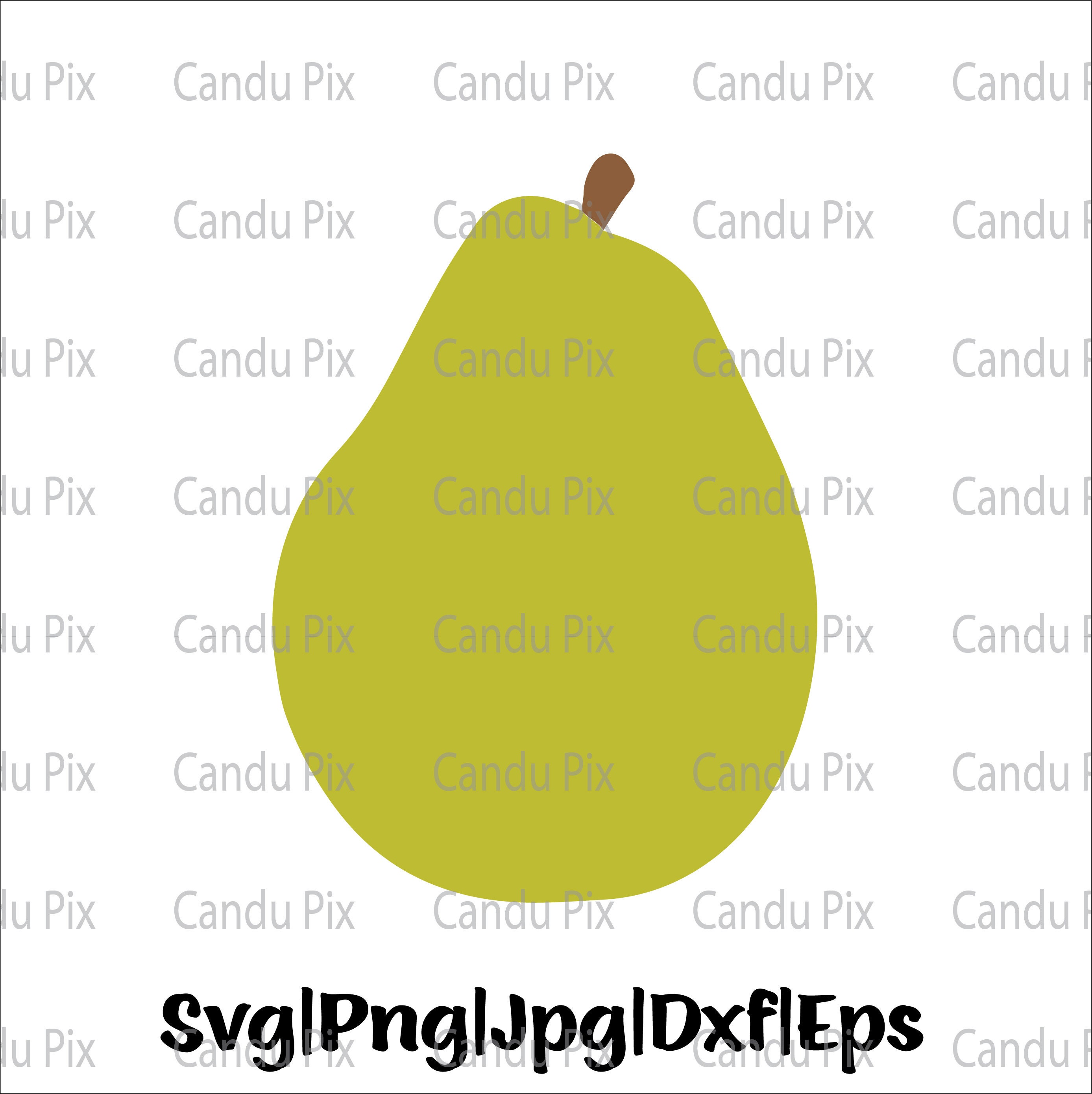 Pear Svg Fruit Pear Svg Food Pear Svg Png Eps Jpg Dxf Svg - Etsy