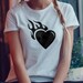 Fire Heart Love Svg, Png, Eps, Dxf, Jpg, Vector Cute Fire Heart Love ...