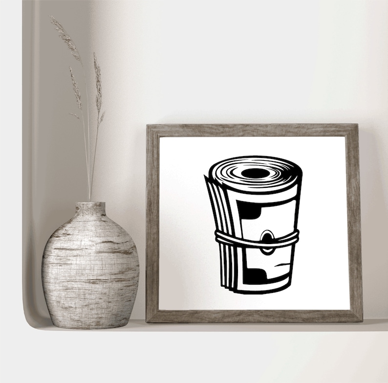 Money Roll Svg Cash Svg Money Roll Png Cash Png Cricut | Etsy