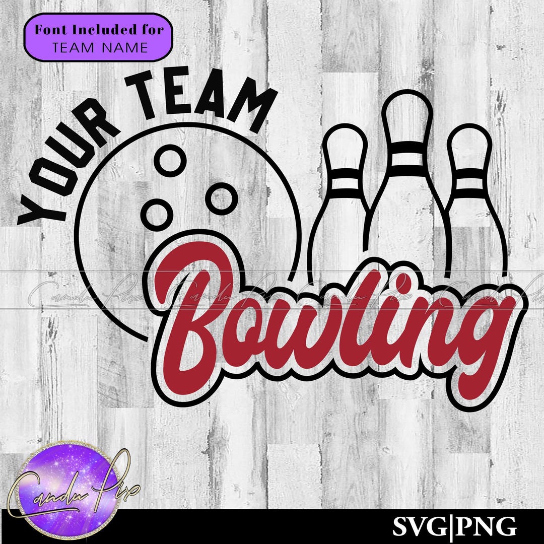Bowling Team Svg, Bowling Team Png, Bowling Jersey, Bowling Player ...