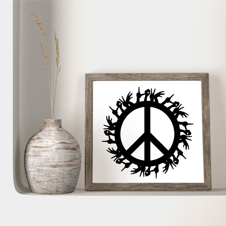 Peace Sign Svg Peace Sign Svg Peace Sign Png Peace Sign - Etsy