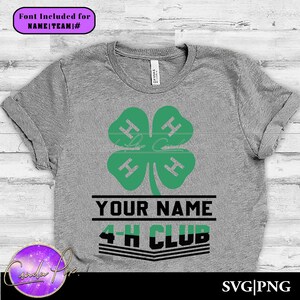 4-H Club Svg, 4-H Club Png, Four H Png, Four H Svg, School Png, School ...