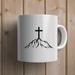 Cross Mountain Svg Christian Svg Cross Mountain Png - Etsy