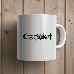 Coexist Peace Religion Svg, Peace Svg, Coexist Peace Png, Peace Png ...