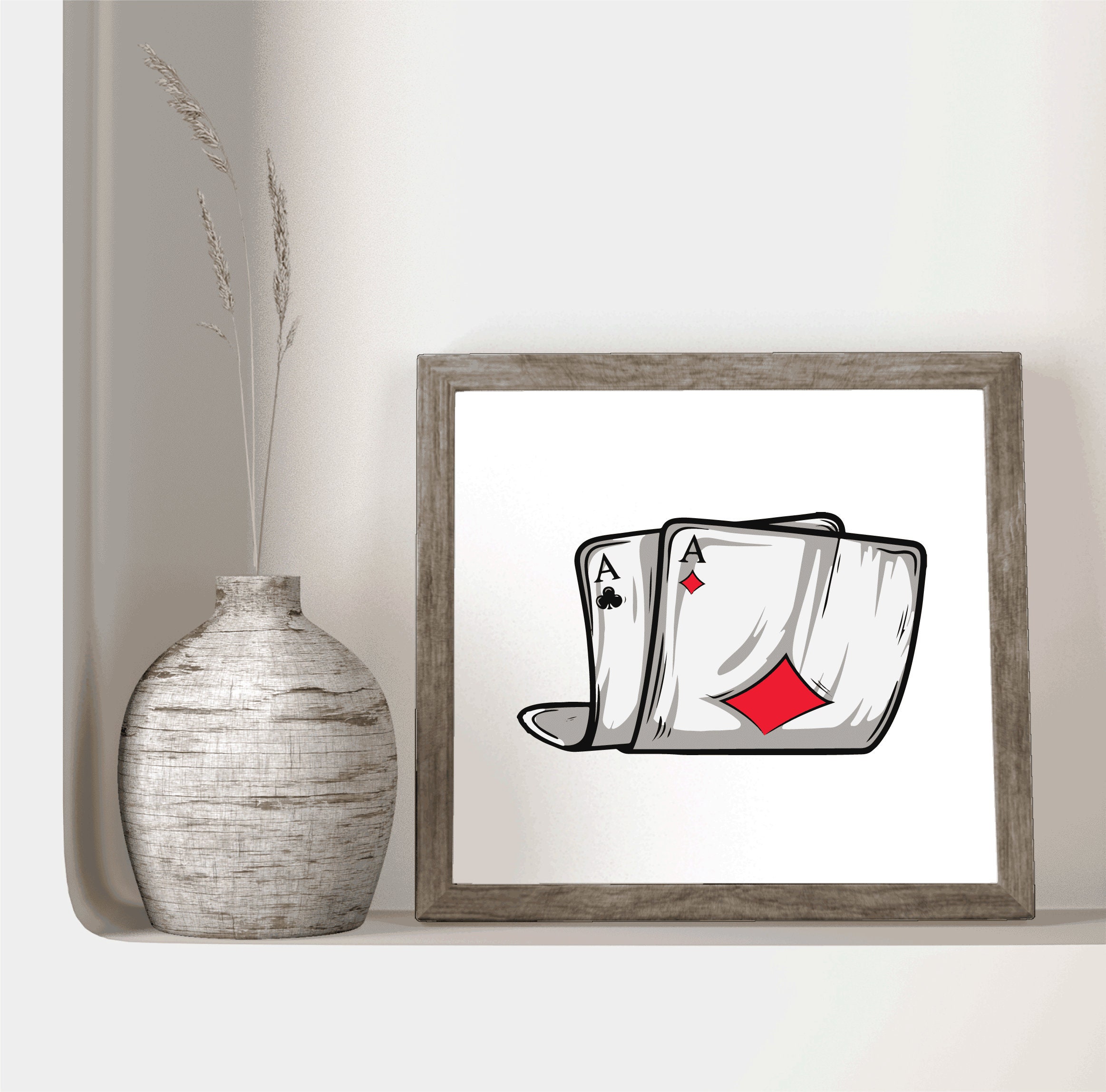 Aces Two Old Folded Poker Svg Aces Cards Svg Two Old Folded - Etsy